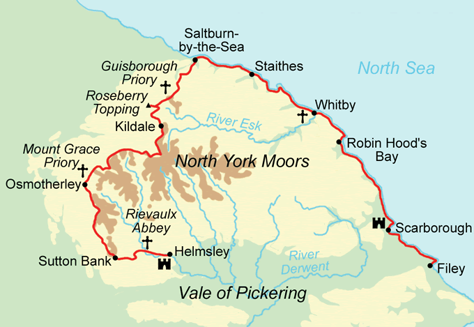 The Cleveland Way National Trail | Whitby Park